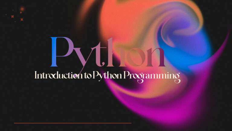 Introduction To Python Programming Language
