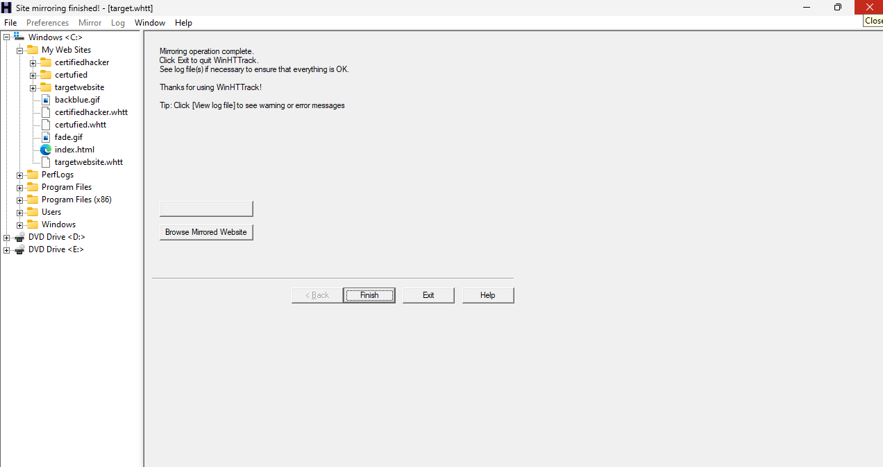 How To Use HTTrack Website Copier Tool