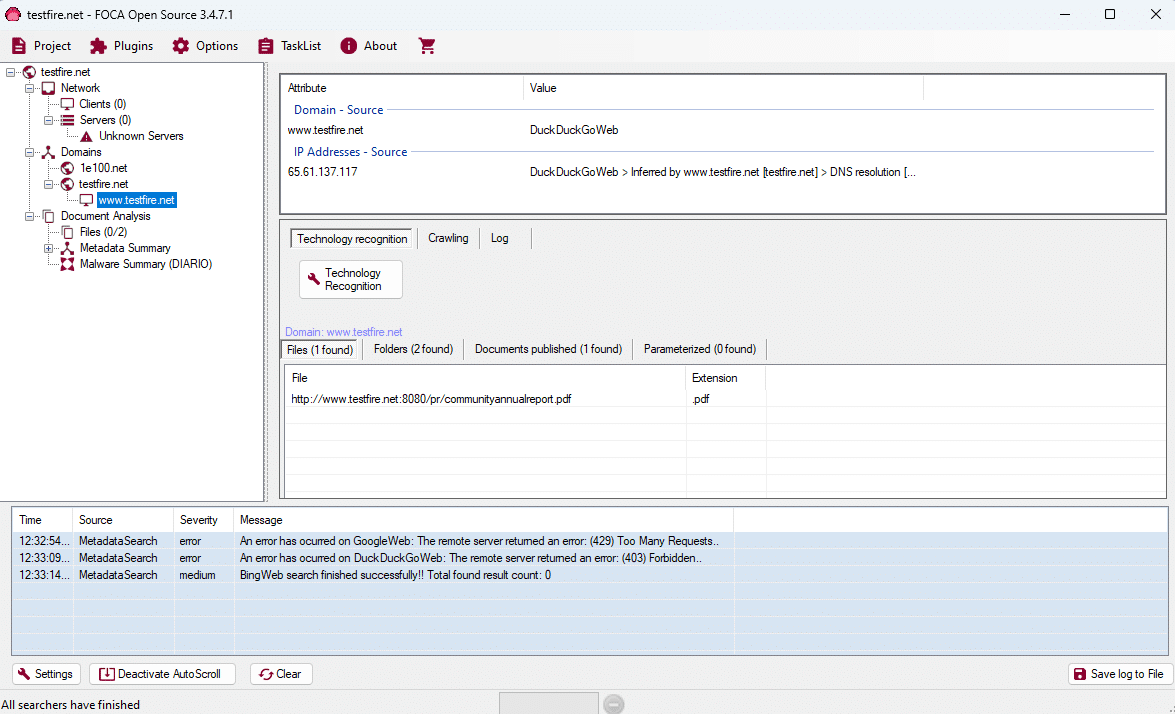 How To Use FOCA For Footprinting A Target
